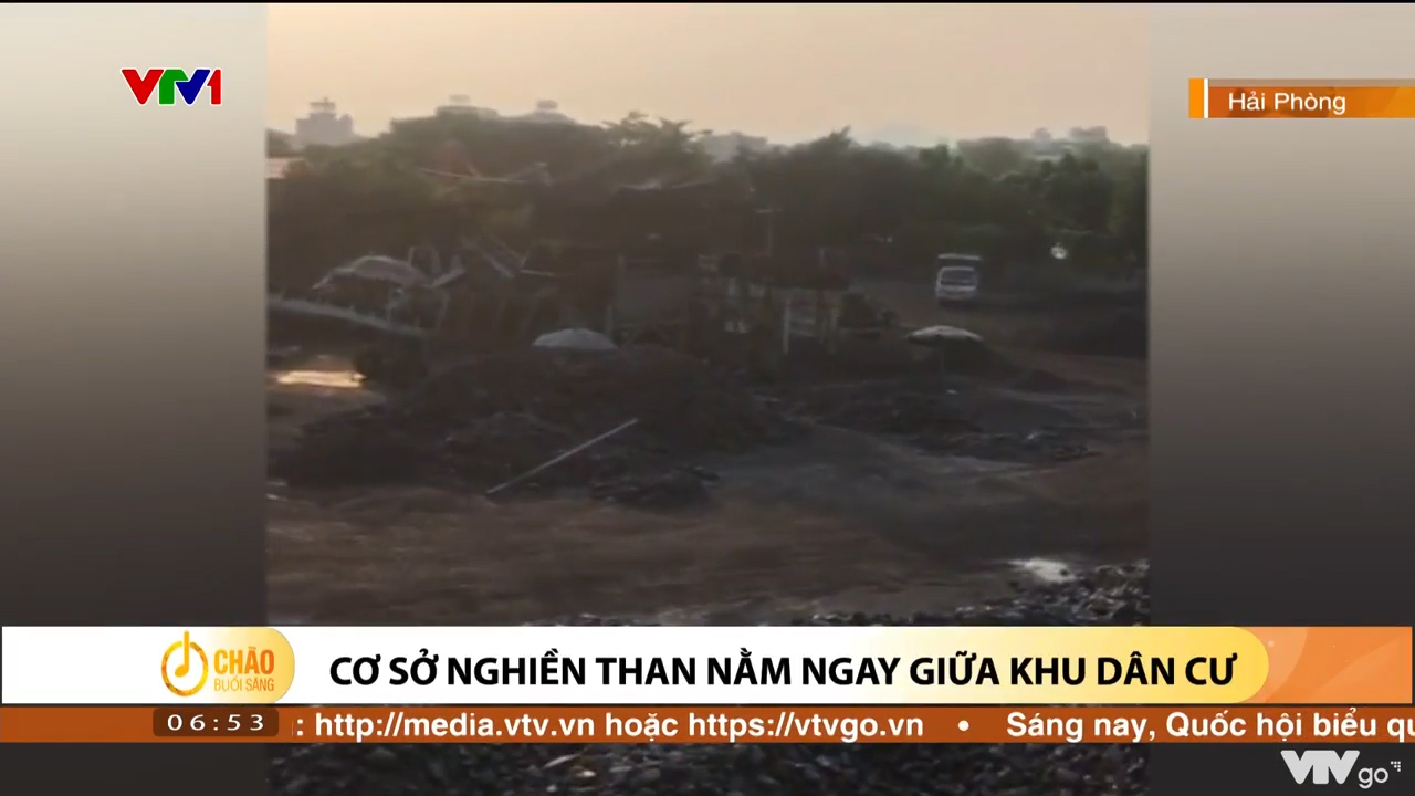 Alo Chào buổi sáng - VTV1 - 10/11/2022 - Cơ sở nghiền than nằm ngay ...